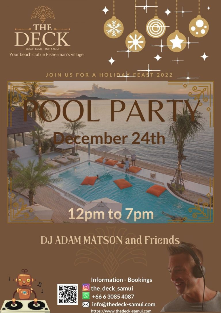 Events The Deck Samui - Beach Club Bangrak Beach Koh Samui