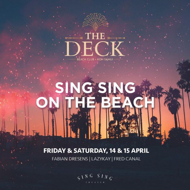 The Deck Samui - Beach Club on Bangrak Beach Koh Samui